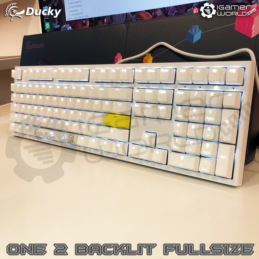 Jual Ducky One 2 Backlit Fullsize White Case White LED Mechanical ...