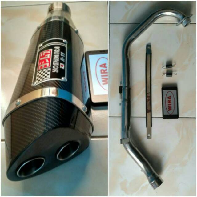 Jual knalpot Yoshimura NEW CBR150R CB150R VIXION XABRE GSX R15 V3 VERZA BYSON TIGER VERZA ...