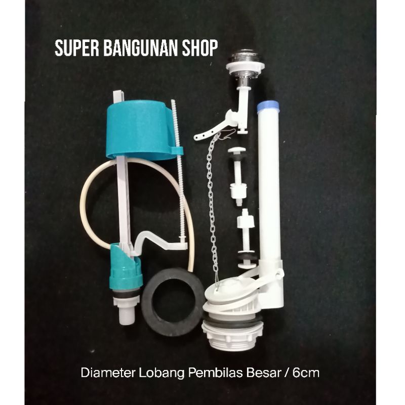 Jual Pelampung Dalaman Closet Duduk Pencet Atas Single Flush Model Toto ...