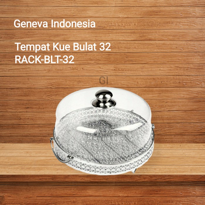Jual Tempat Kue Roti Bulat - Cake Tray Rack + Tutup Rack-Blt-32 ...