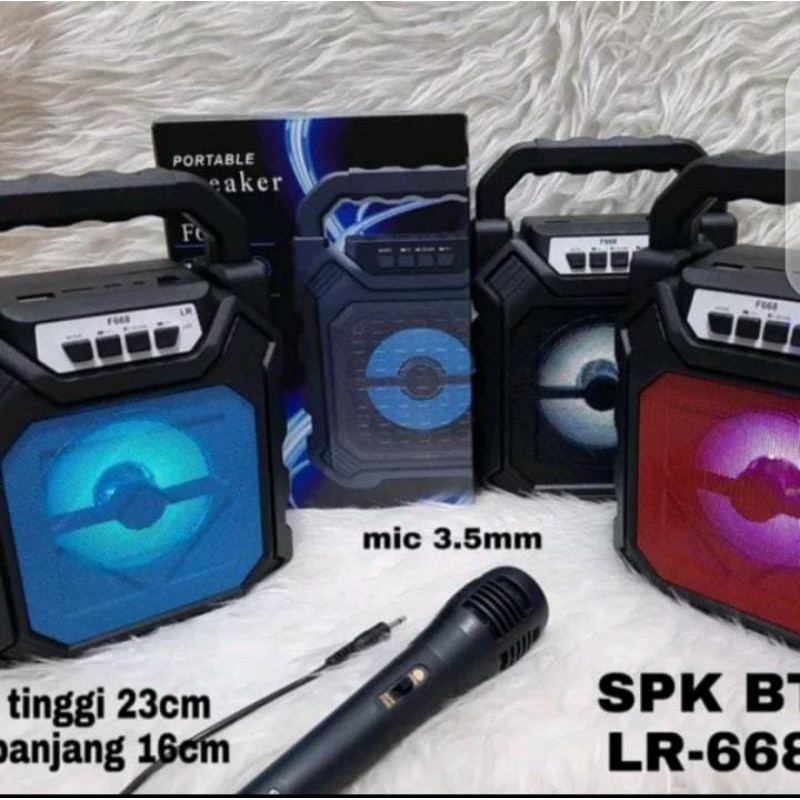 Jual Speaker 668 Bluetooth / Speaker PortableYD-668 Plus Mic | Shopee ...