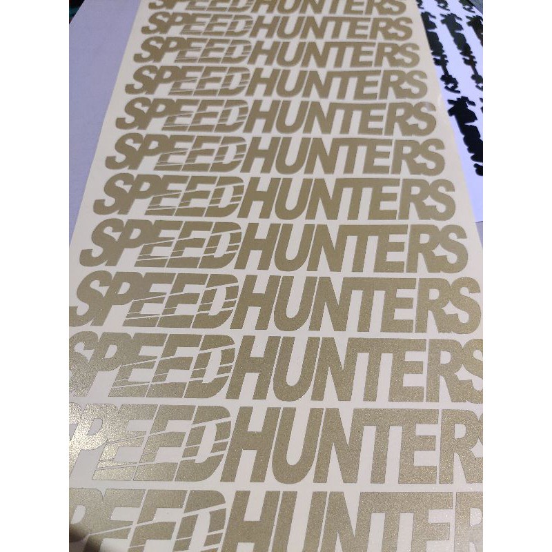 Jual Stiker Cutting Motor racing Speedhunters Kanji Logo Full Warna ...