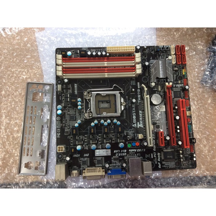 Jual MAINBOARD LGA 1155 BIOSTAR TH67B 4 SLOT RAM | Shopee Indonesia
