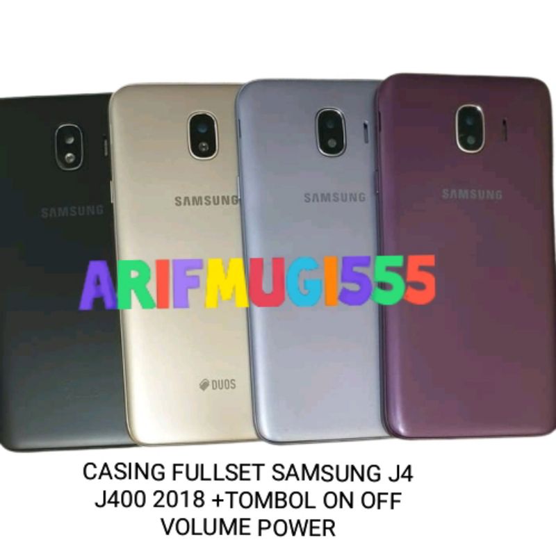 Jual CASING KESING HOUSING FULLSET BAZZEL BEZEL BACKDOOR SAMSUNG GALAXY J4 J400 2018 ORIGINAL ...
