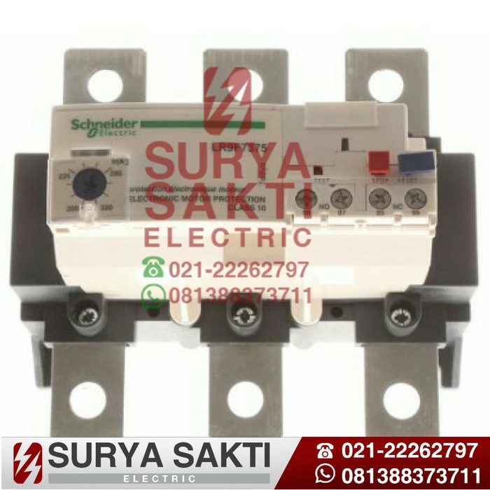 Jual Overload Thermal Termal Relay Schneider LR9F7375 200A - 330A TeSys ...