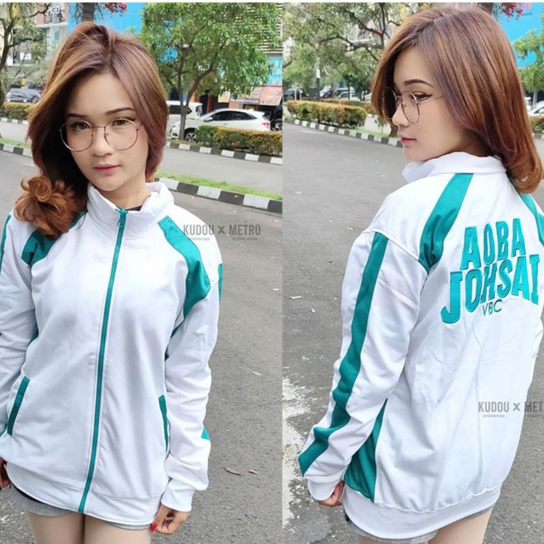 Jual Jaket Aoba Johsai Bordir – Anime Haikyuu Cosplay Unisex Varsity ...
