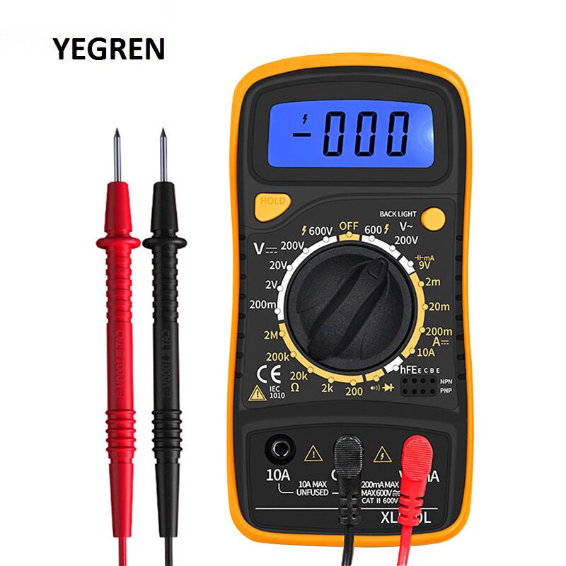 Jual PREORDER Portable Electronic Multimeter with LCD Display Digital ...