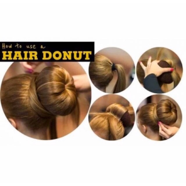 Jual Hair bun donut sanggul cepol rambut hairdo hairstyling | Shopee ...