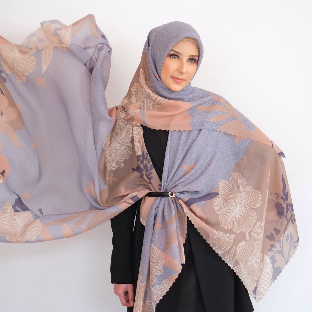 Jual VOAL RELINZA SERIES/ HIJAB SEGIEMPAT VOAL/ VOAL MOTIF FINISHING ...