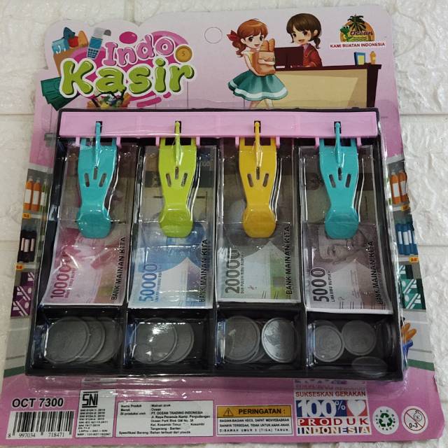 Jual Mainan Kasir Kasir Di Lengkapi Uang Mainan Kertas Dan Koin ...