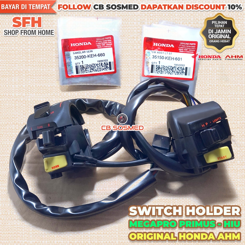 Jual Switch Holder Kanan Megapro Lama Saklar Kiri MP Hiu Switch Starter ...
