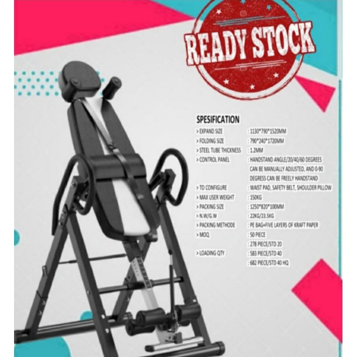 Jual Alat peninggi Badan/Inversion Table | Shopee Indonesia