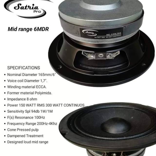 Jual Speaker satria 6 inch | Shopee Indonesia