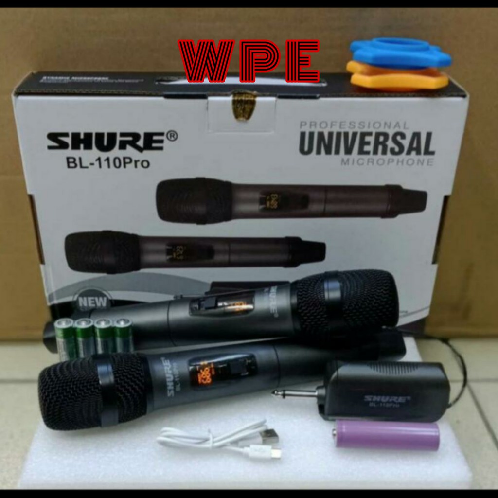 Jual mic wireless shure bl110 pro bl 110pro | Shopee Indonesia