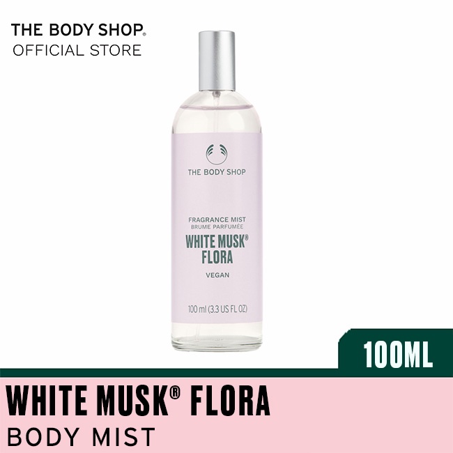 Jual The Body Shop White Musk Flora Body Mist Fragrance 100ml | Shopee Indonesia