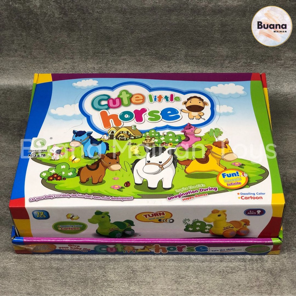 Jual MAINAN KECIL CUTE LITTLE TWIST HORSE ANAK BALITA EDUKASI ANIMAL ...