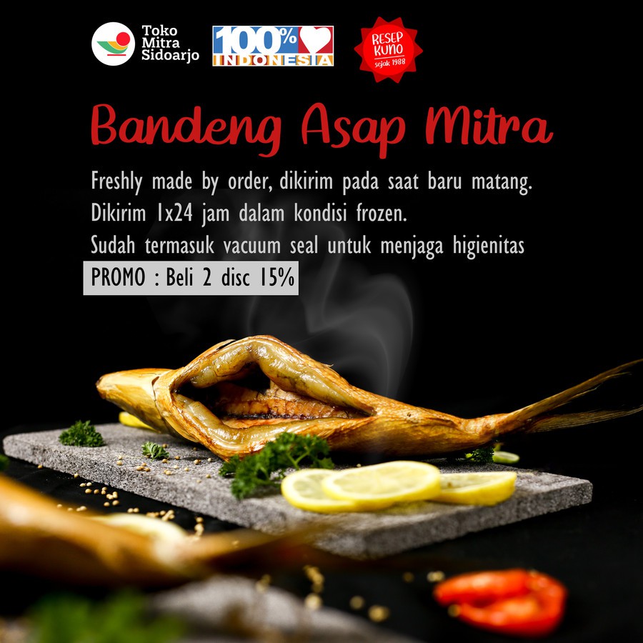 Jual MITRA BANDENG ASAP | IKAN ASEP FRESH TERMASUK VACUUM OLEH OLEH ...