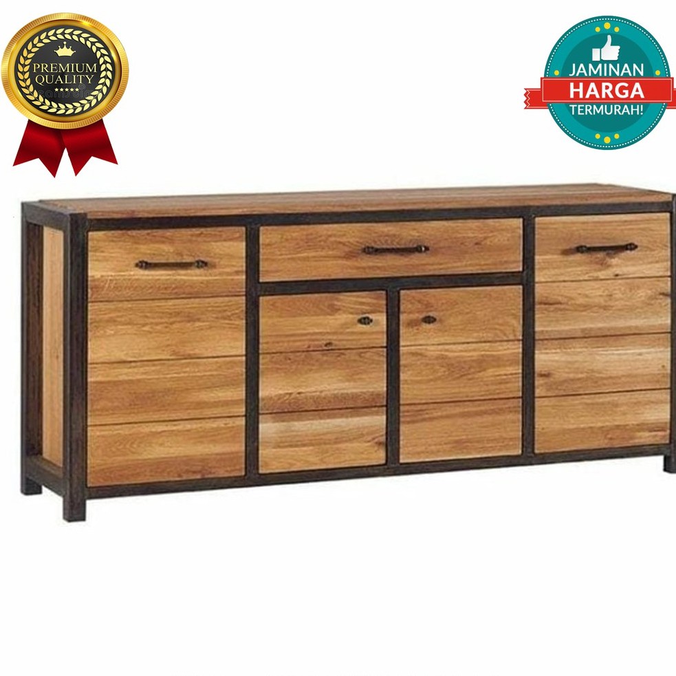 Jual bufet besi jati | lemari jati jepara | bufet ruang tamu | bufet tv ...