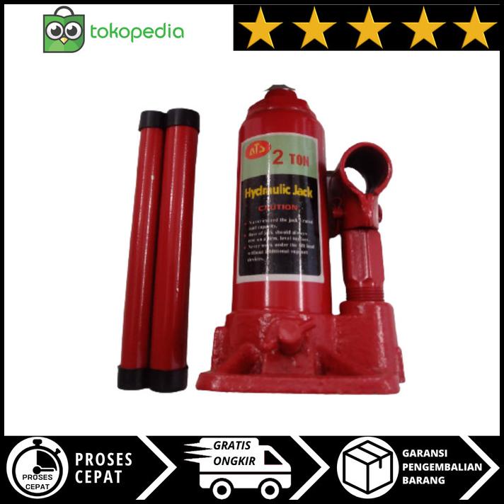 Jual Dongkrak Botol 2 Ton / Hidraulic Jack 2 Ton / Dongkrak Hidrolik 2 ...
