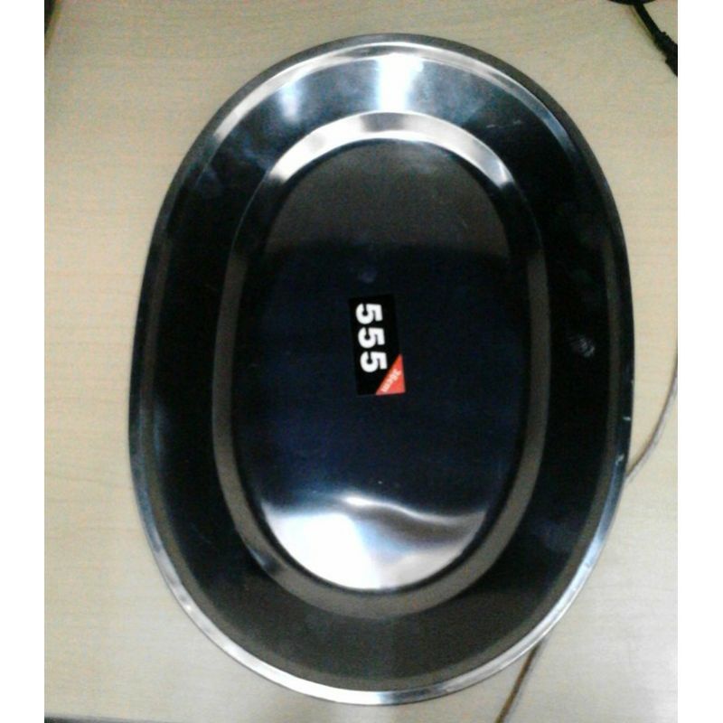 Jual Piring oval stainless 36 cm (PIRING OVAL STAINLEES 36CM) | Shopee ...