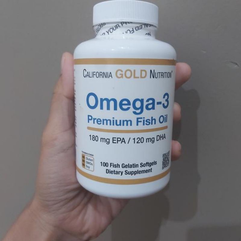 Jual [ORI USA] California Gold Nutrition - Omega 3 Premium Fish Oil - Minyak Ikan 180 EPA/120 ...