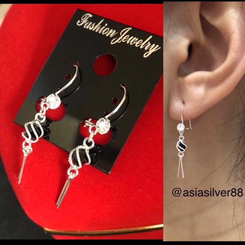 Jual Asia Silver - Anting Gantung Perempuan Kerabu Gantung Wanita ...