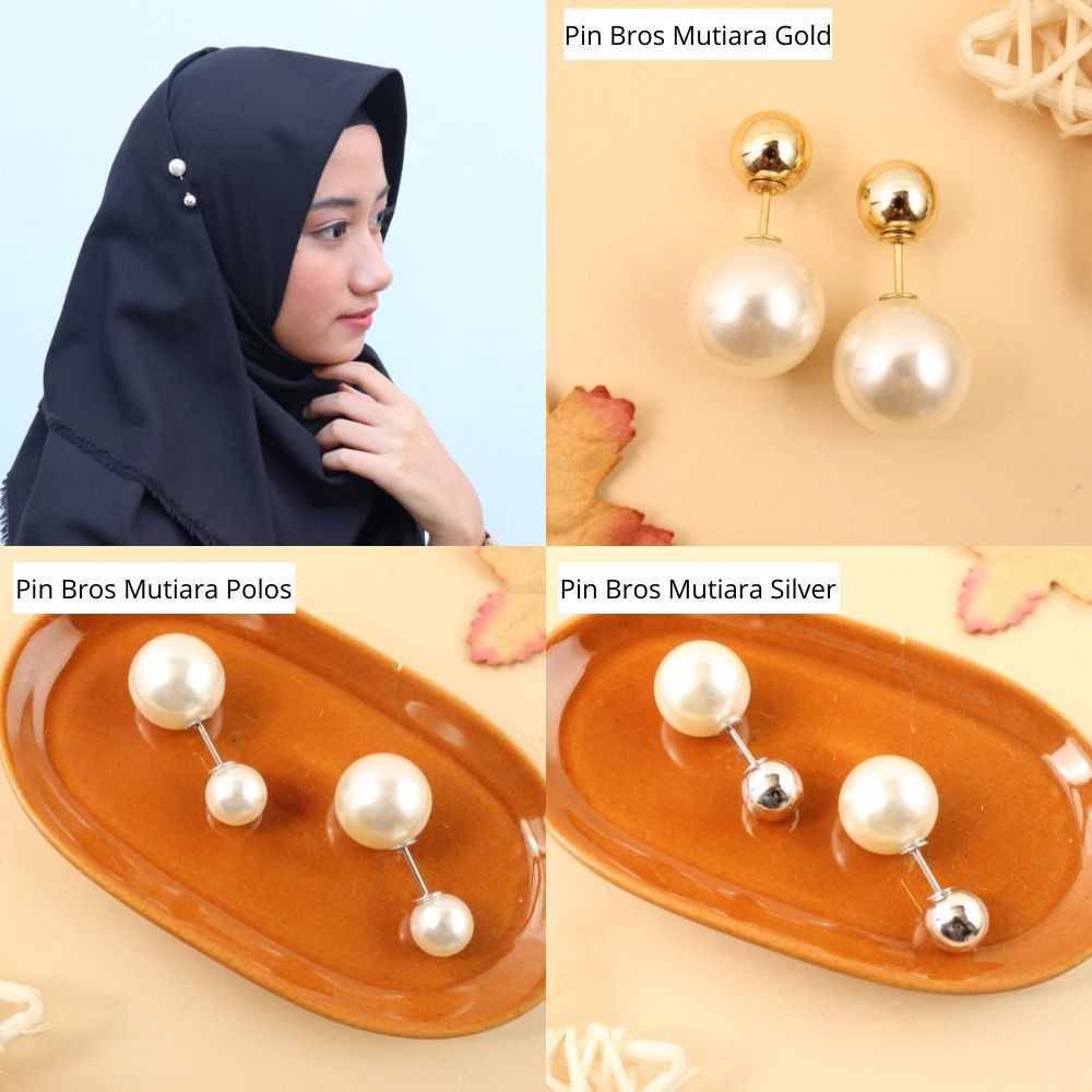 Jual Mutiara Bros Korea Pin Bros Korea Pearl Pin Brooch 1,5cm per lusin ...