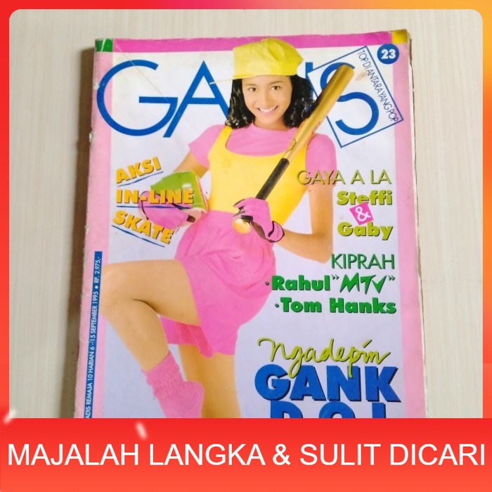 Jual Majalah GADIS No.23 Sep 1995 Cover DEWI REZER Langka | Shopee Indonesia
