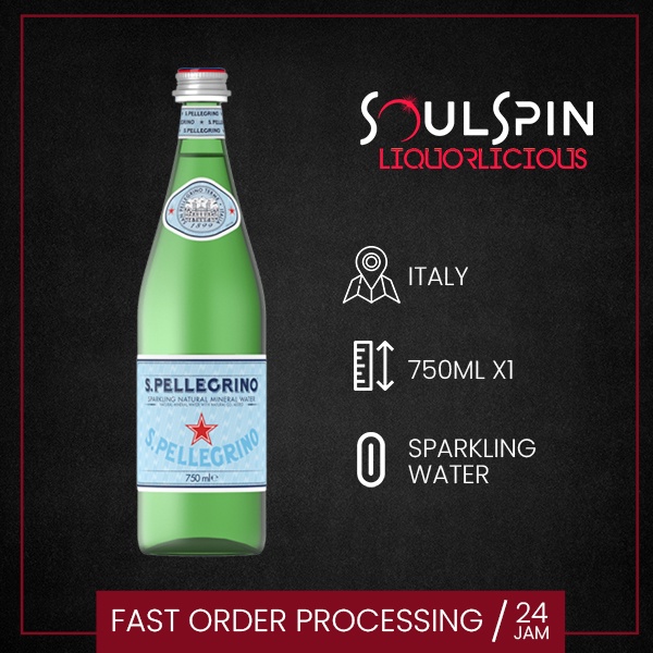 Jual San Pellegrino Sparkling Mineral Water 750ml | Shopee Indonesia
