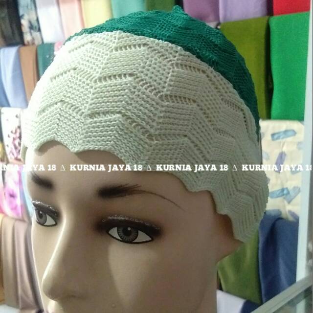 Jual Iner zigzag 2 warna / inner rajut / Iket rajut | Shopee Indonesia