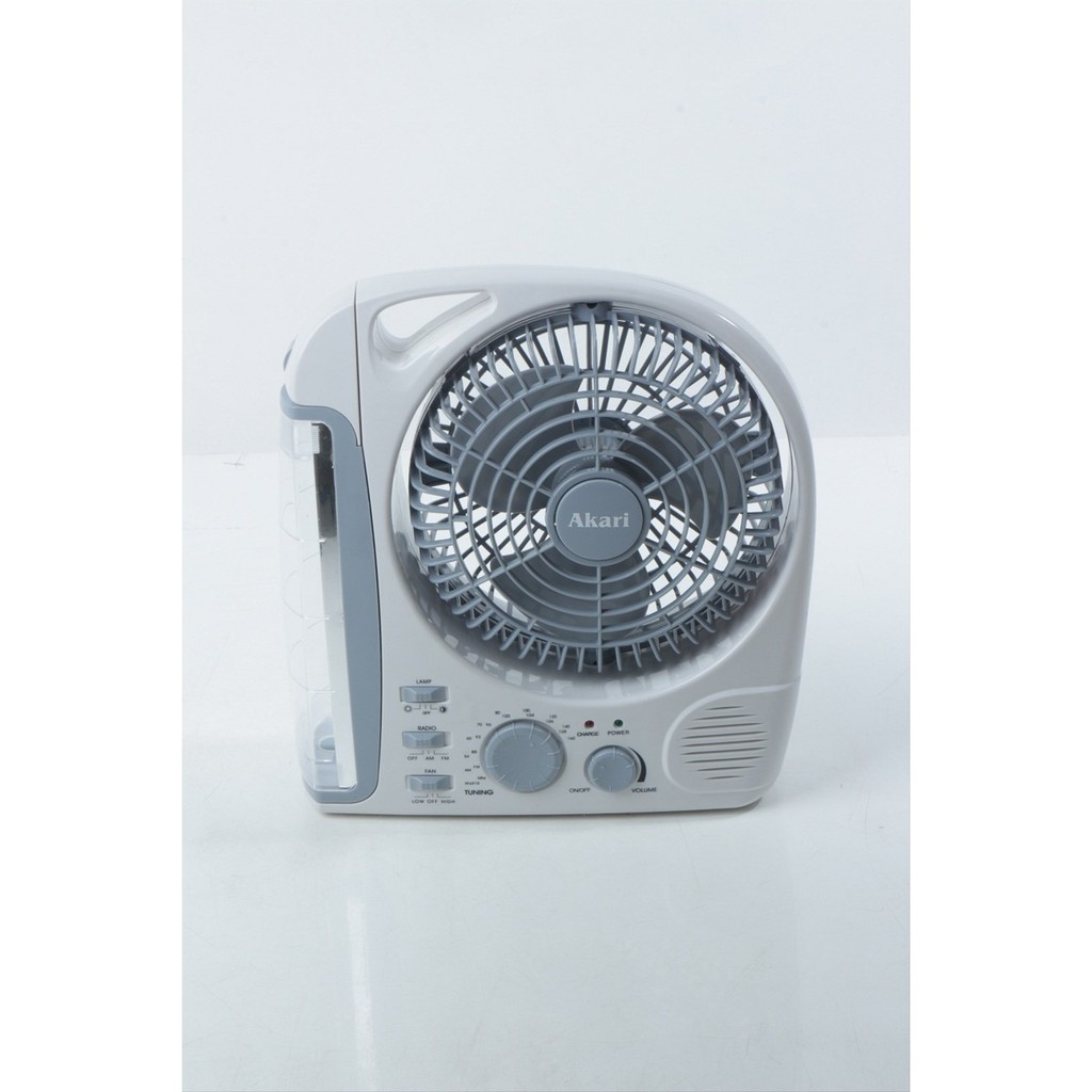 Jual LAMPU EMERGENCY LED DENGAN KIPAS 8", AKARI 3 in 1 PORTABLE FAN ...