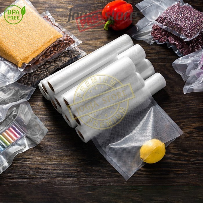 Jual Plastik Wrap Vacuum Sealer 12/1520/25/28/30cm Kantong Vakum Food ...