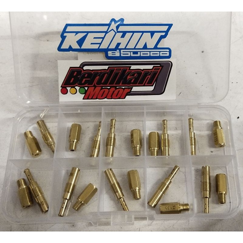 Jual SPUYER KARBURATOR TUNING KIT PILOT JET MAIN JET PWK,PE,FIZ R ISI 20SET KEIHIN | Shopee ...