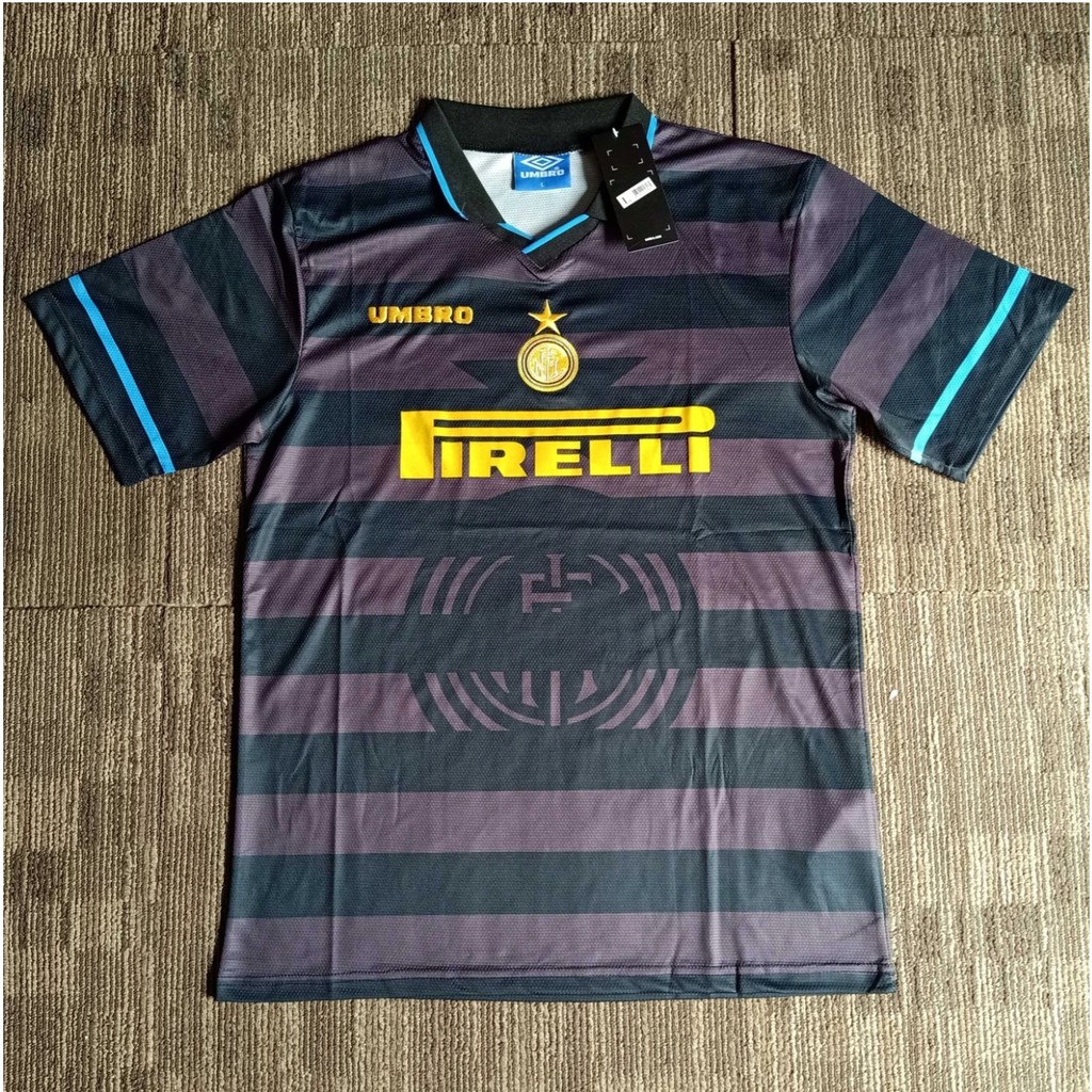 Jual JERSEY INTER 3RD RETRO TAHUN 1997 1998 INTER THIRD CLASSIC CLASIC ...