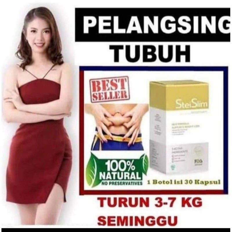 Jual STEISLIM Obat diet original 100% herbal kualitas terbaik | Shopee ...