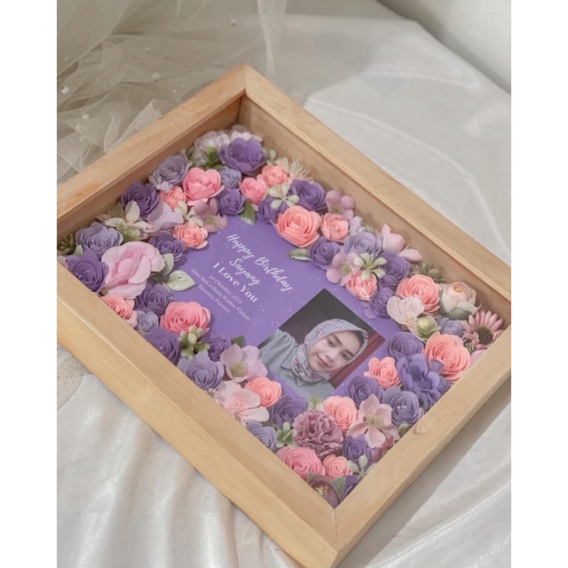 Jual Bingkai Foto Bunga | Bingkai Foto Bunga 3D | 3D Paper Flowers ...