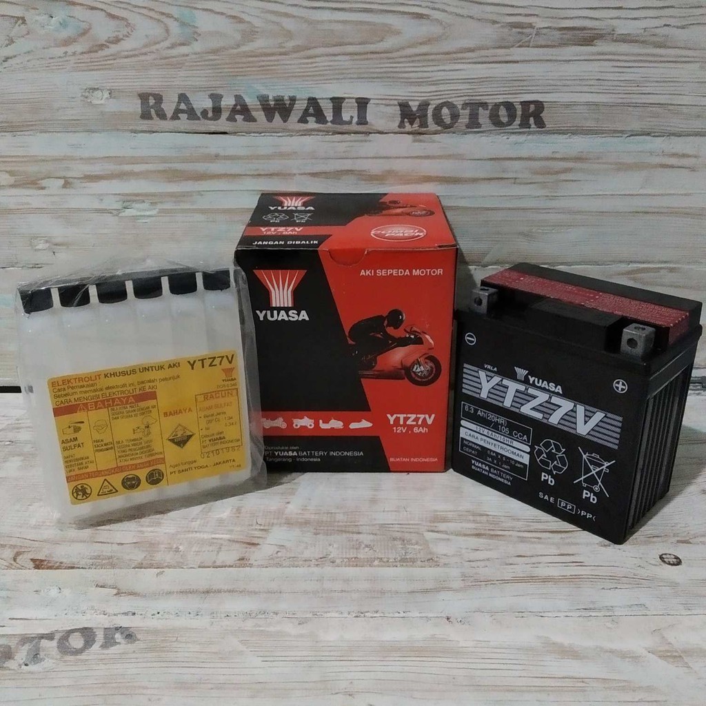 Jual AKI YUASA YTZ 7V 12V 6AH | Shopee Indonesia