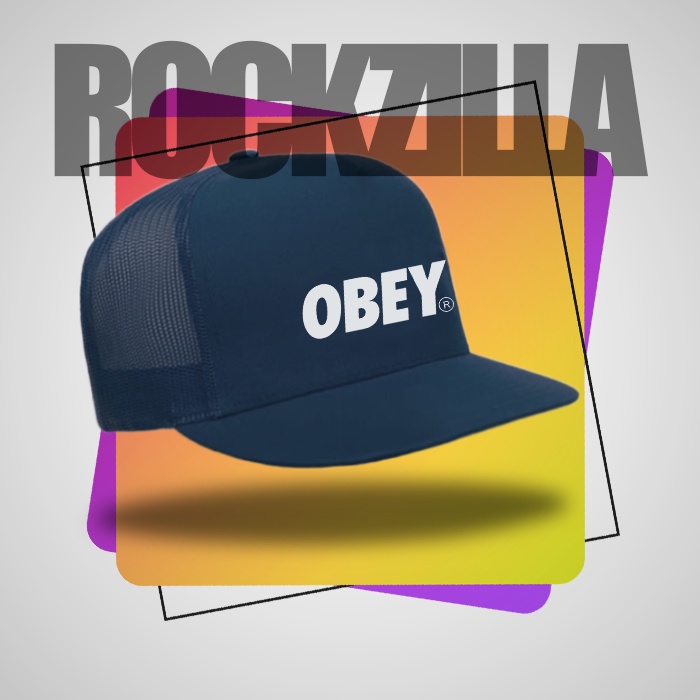 Jual Topi Trucker LOGO OBEY | Shopee Indonesia