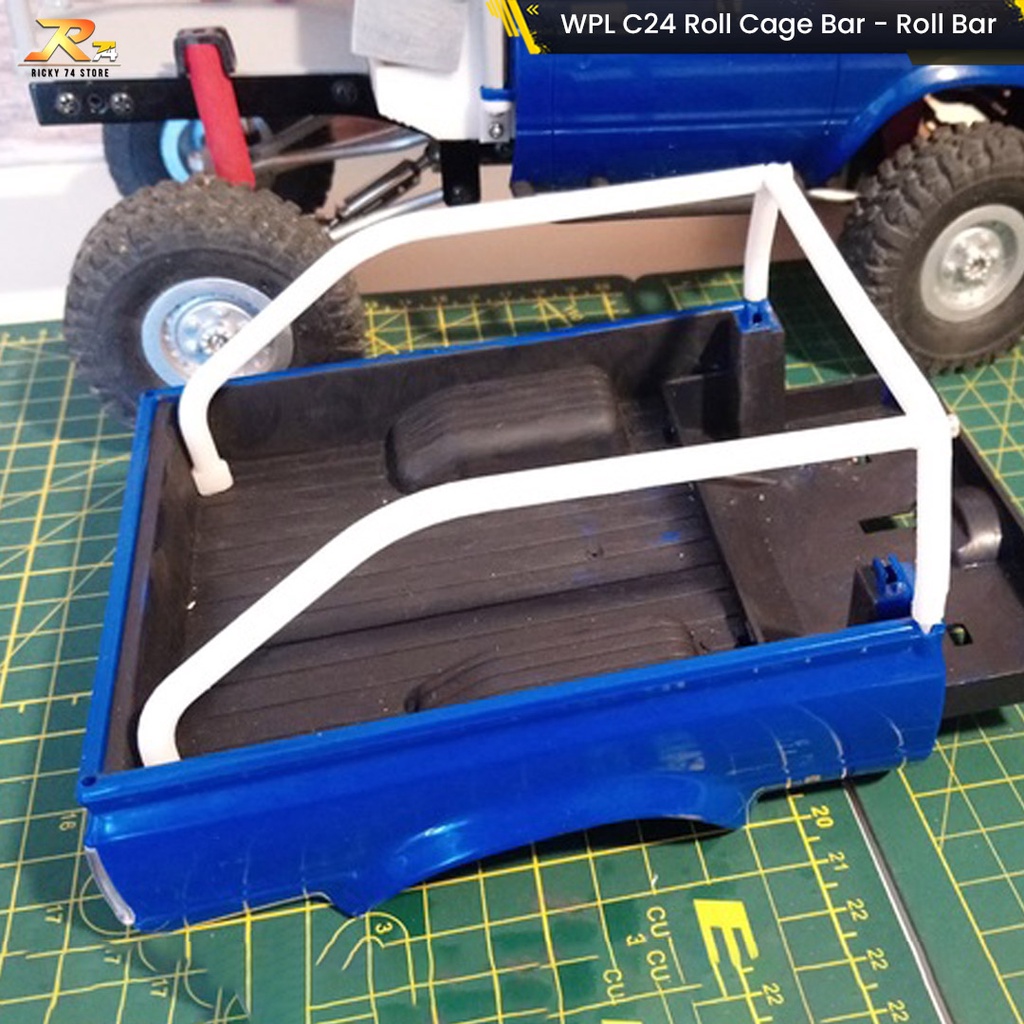 Jual Wpl C24 Roll Cage Bar Roll Bar Rc Offroad 3d Print Wpl Shopee