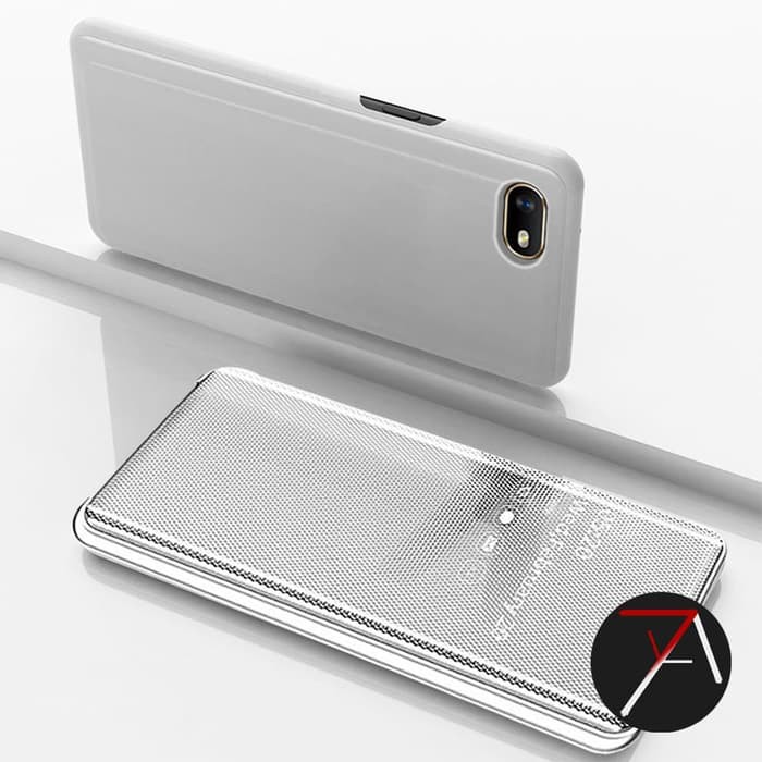 Jual Oppo A1K Flip Clear View Motif Standing Luxury Cover Smart Mirror ...