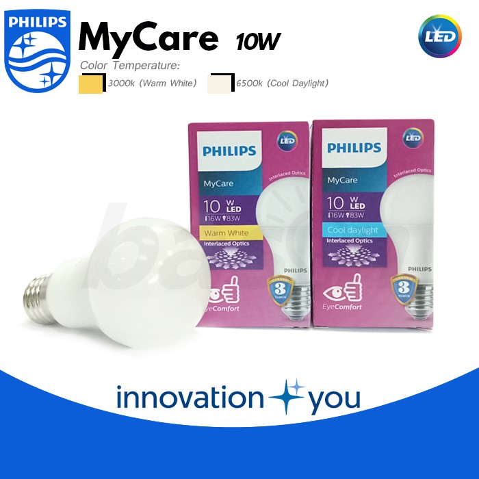 Jual PHILIPS LED Bulb MyCare 10W - 1020 Lumens | Shopee Indonesia