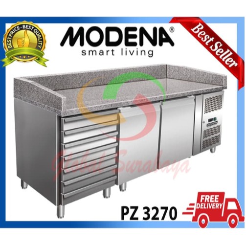 Jual MARBLE TOP PIZZA COUNTER CHILLER MODENA PZ 3270 | Shopee Indonesia