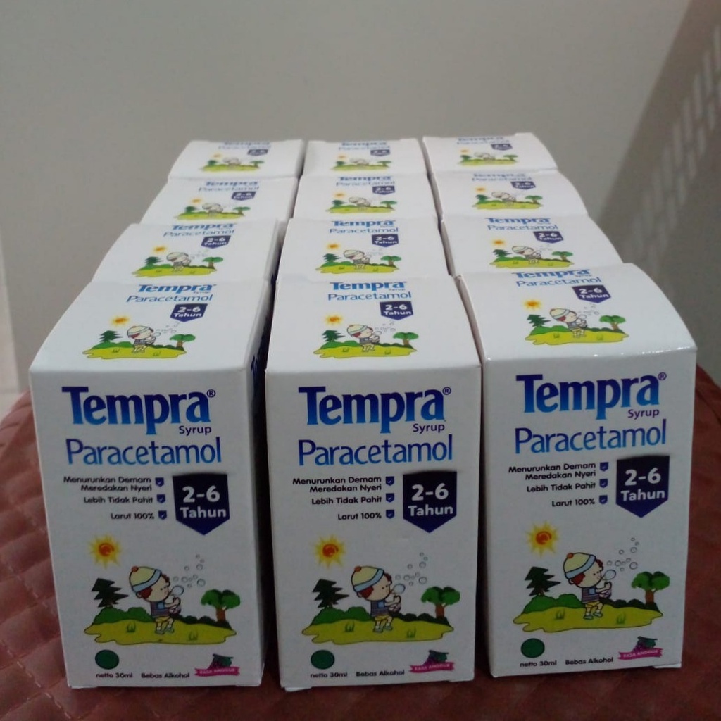 Jual Tempra Sirup 30 Ml Anggur (1 Lusin = 12 pcs) | Shopee Indonesia
