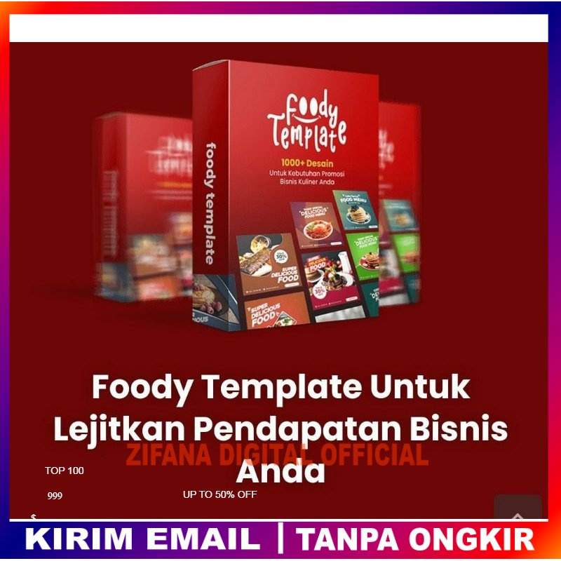 Jual FOODY TEMPLATE DESAIN IMAGES VIDEOS GAMBAR FEED USAHA KULINER ONLINE ZIFANA DIGITAL ...