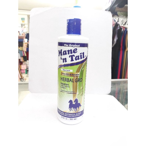 Jual SHAMPOO KUDA MAN* N TA*L HERBAL GRO 355ML | Shopee Indonesia