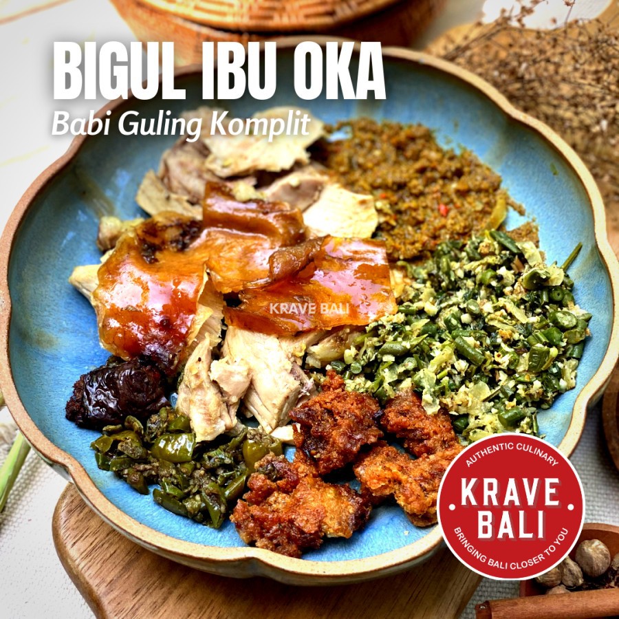 Jual Bigul Ibu Oka Babi Guling Komplit 300 Gram - Makanan Khas Bali ...