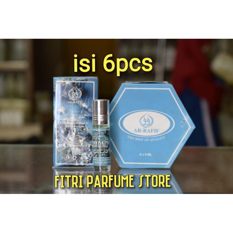 Jual Parfum roll on original AR RAFIF 6ml (1 box isi 6pcs) | Shopee ...