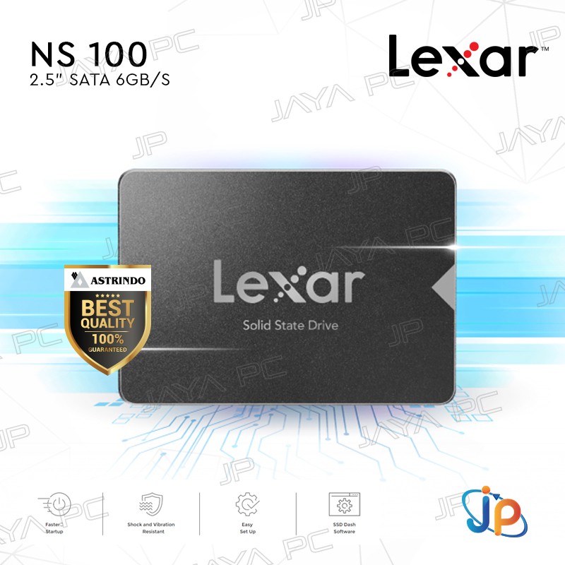 Jual Lexar NS100 SSD 128GB Sata 3 - Lexar LNS100 128 GB 2.5" | Shopee ...