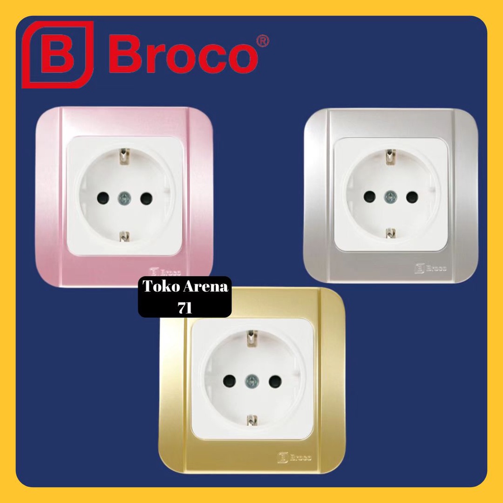 Jual BROCO STOP KONTAK GALLEO WARNA IB TANAM G151-54S STOP KONTAK ARDE INBOW BROCO | Shopee ...