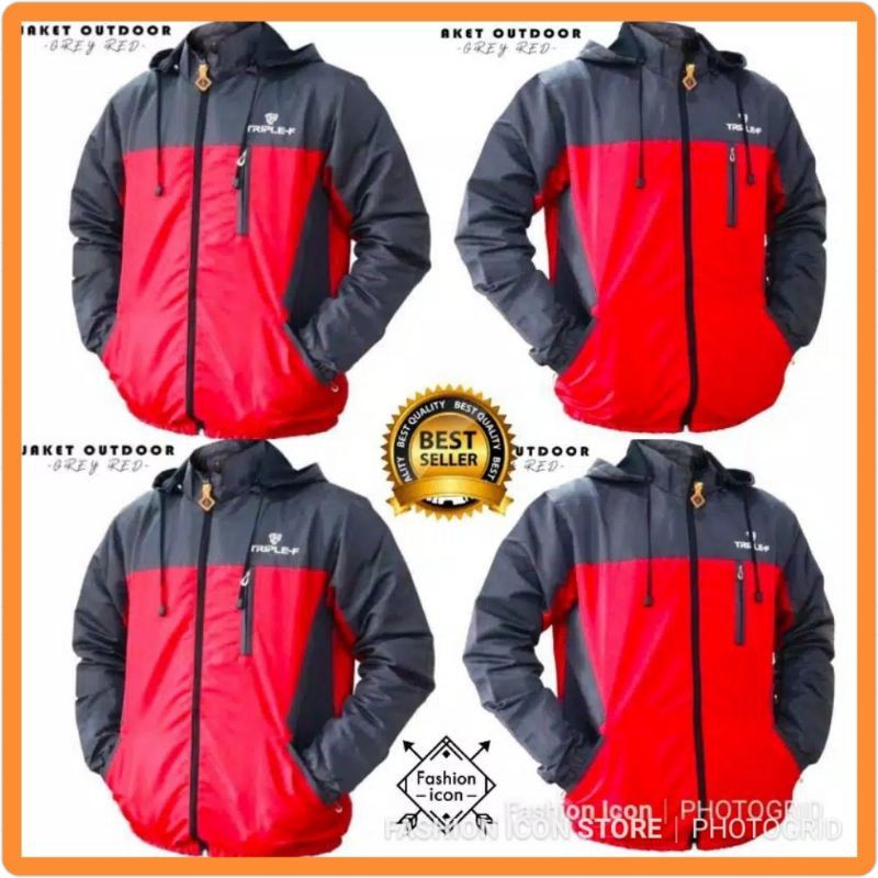 Jual Jaket Gunung Pria Outdoor Waterproof Jaket Motor Cowok Triple F ...